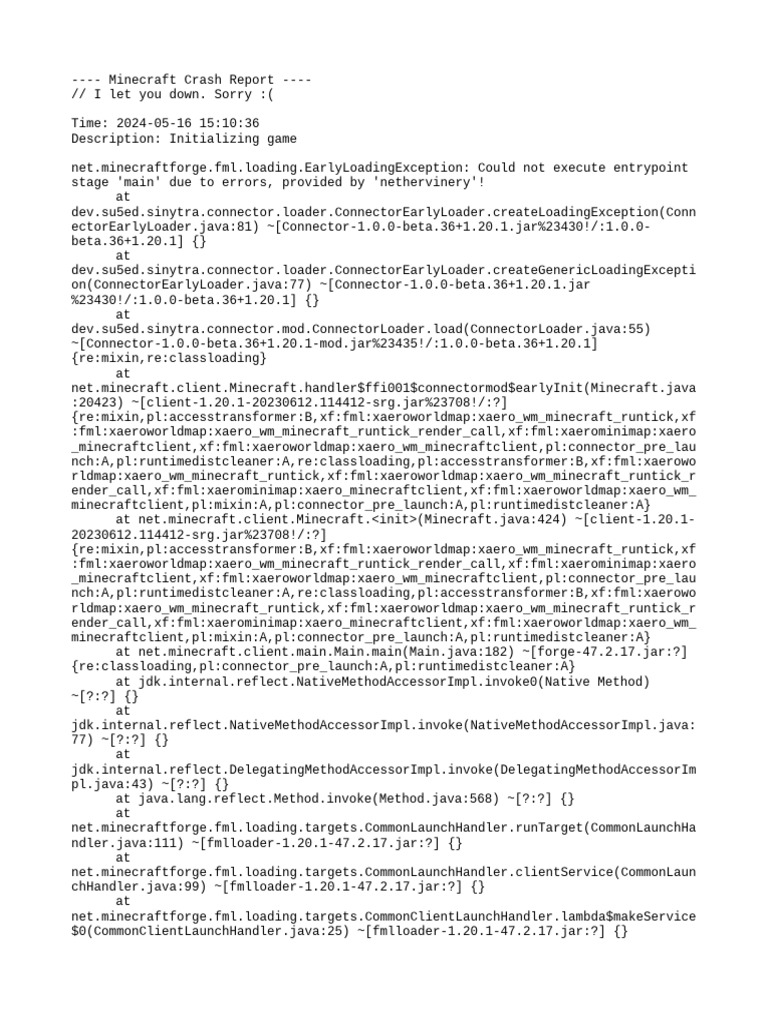 Crash 2024 05 16 - 15.10.36 Client | PDF | Computer Libraries | Computing