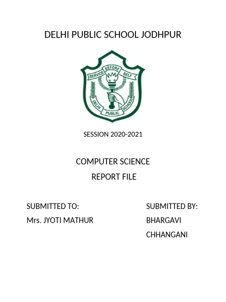 12th report file Bhargavi | PDF | Parameter (Computer Programming) | Letter Case