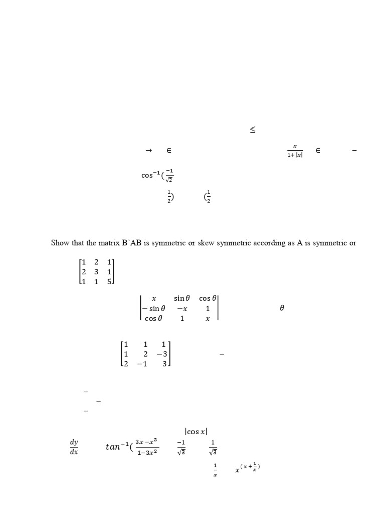 XII Mathematics Assignment 2024-25 Set-B | PDF | Euclidean Geometry | Mathematical Relations