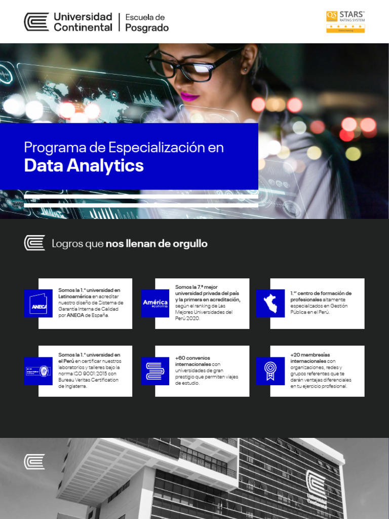 Brochure Programa en Data Analytics | PDF | Plan de estudios | Aprendizaje