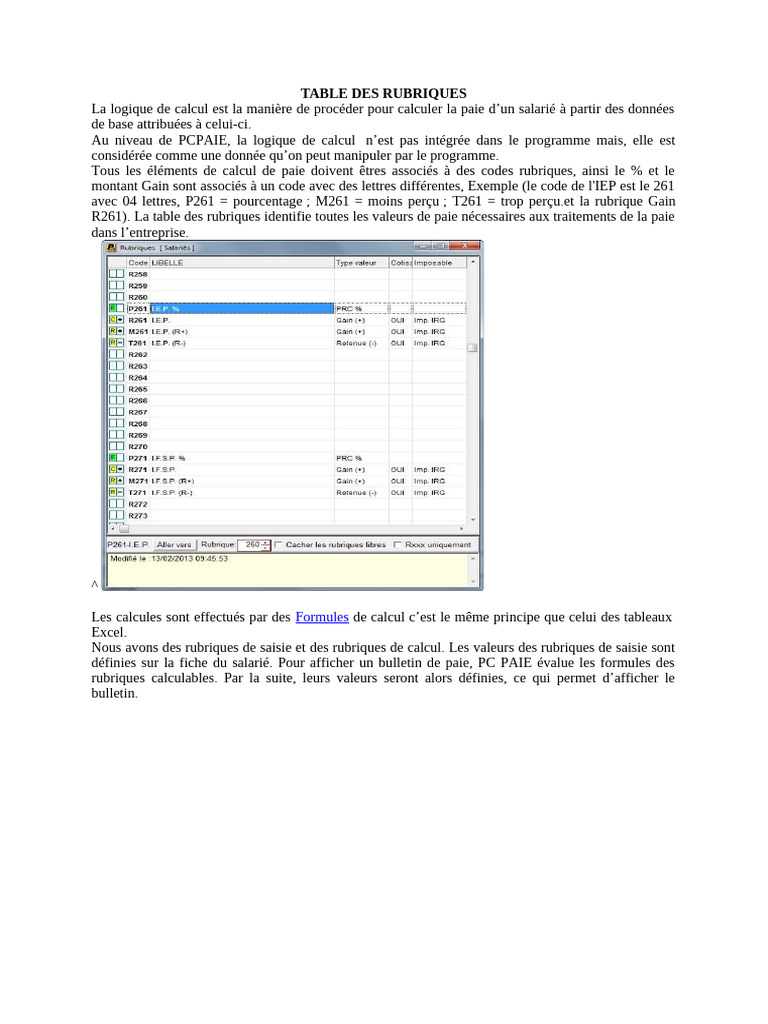 formation pratique PC paie 2 | PDF | Bulletin de salaire (droit ...