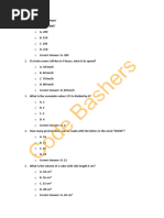Grade 8 Math Olympiad Questions With Answer Key | PDF | Euclidean ...