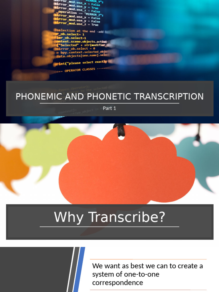 6. PHONEMIC AND PHONETIC TRANSCRIPTION | PDF | Phonetics | Human Voice