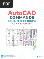Civil 3D Commands and Shortcuts | PDF | 3 D Computer Graphics | Shape