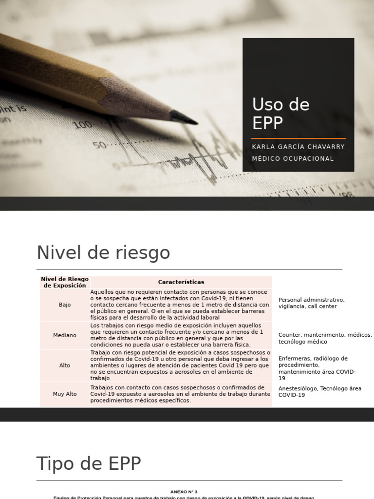 Uso EPP | PDF | Medicina | Especialidades Medicas