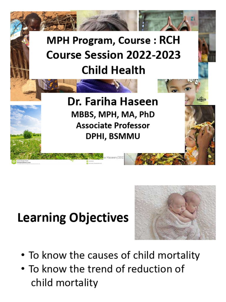 Overview of Child Health | PDF | Total Fertility Rate | Public Health