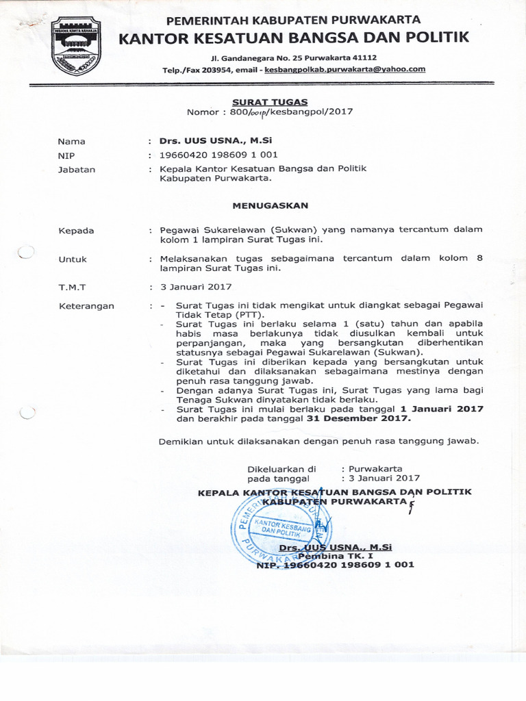 Kesbangpol Sp 2017 Yuyun | PDF