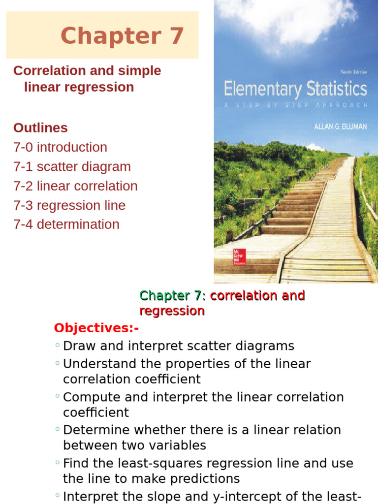 Chapter 7 Correlation and Simple Linear Linear Regression Fall 2023-2024 | PDF | Linear ...