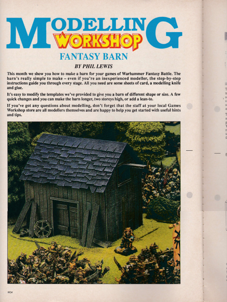 Modelling Workshop Fantasy Barn 1 Sur 4 | PDF