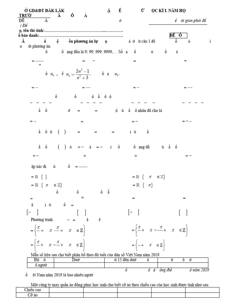 ĐỀ ÔN TẬP GK1-01-11 | PDF