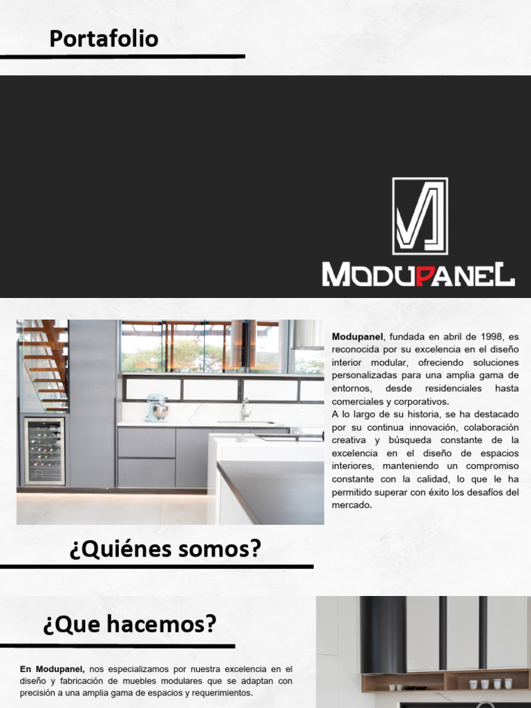MODUPANEL - Presentación Empresa | PDF | Diseño | Calidad (comercial)