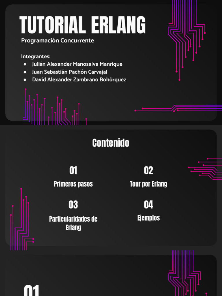 Tutorial Erlang: Concurrencia y Ejemplos | PDF | Función (Matemáticas) | Lenguaje de programación