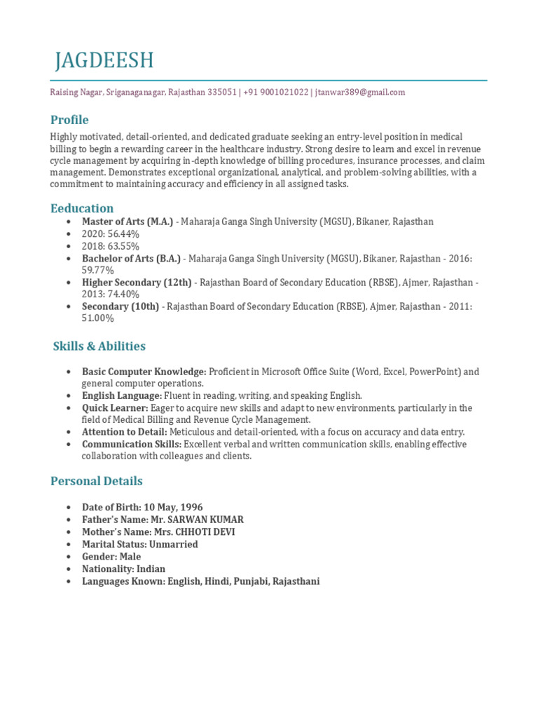 Jatin Resume | PDF