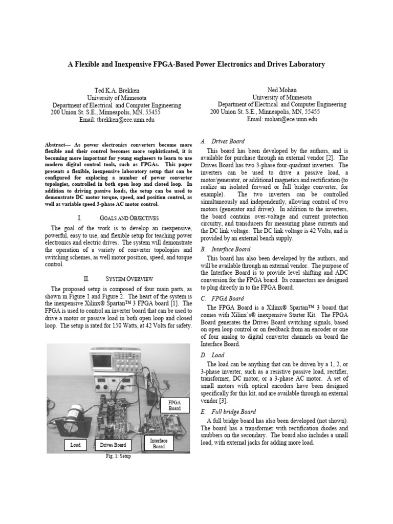 2006 Brekken a Flexible and Inexpensive FPGA-Based Power Electronics ... 2006 Brekken a Flexible and Inexpensive FPGA-Based Power Electronics ...