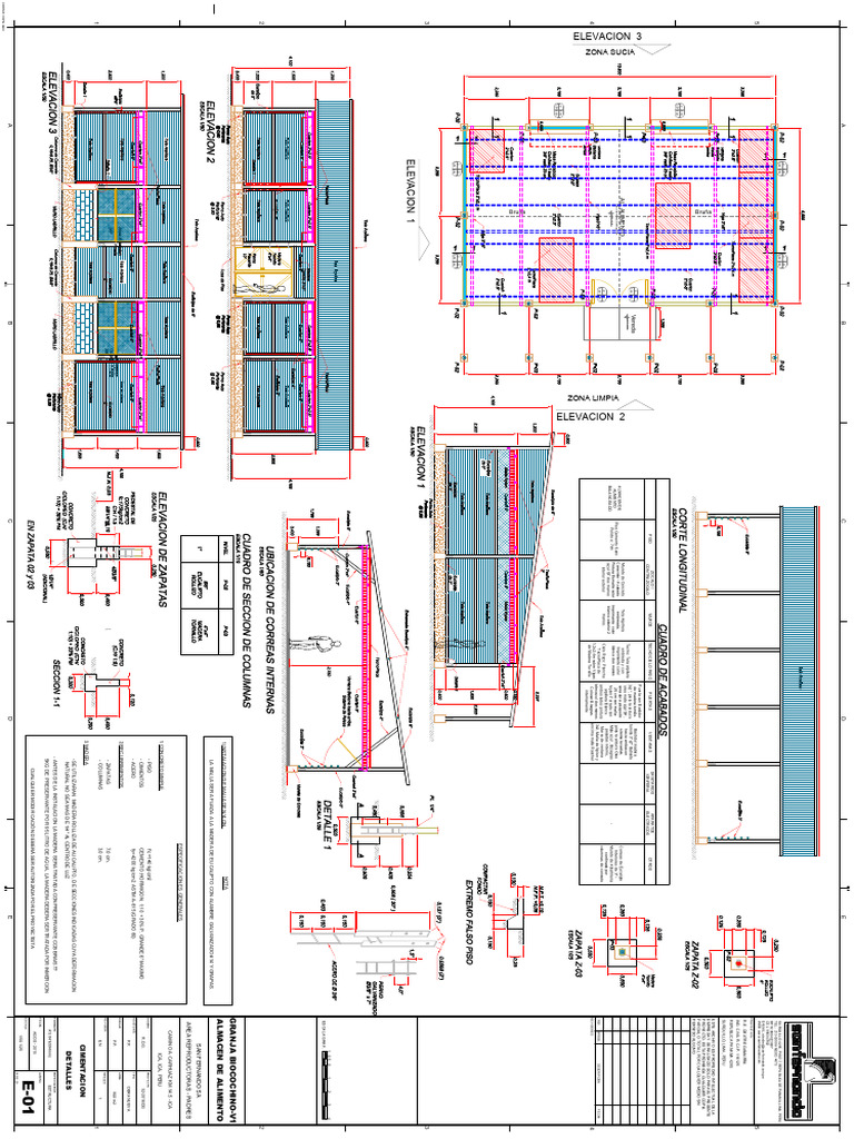 LAMINA AABB | PDF | Ingeniería de Edificación | Ingeniería estructural