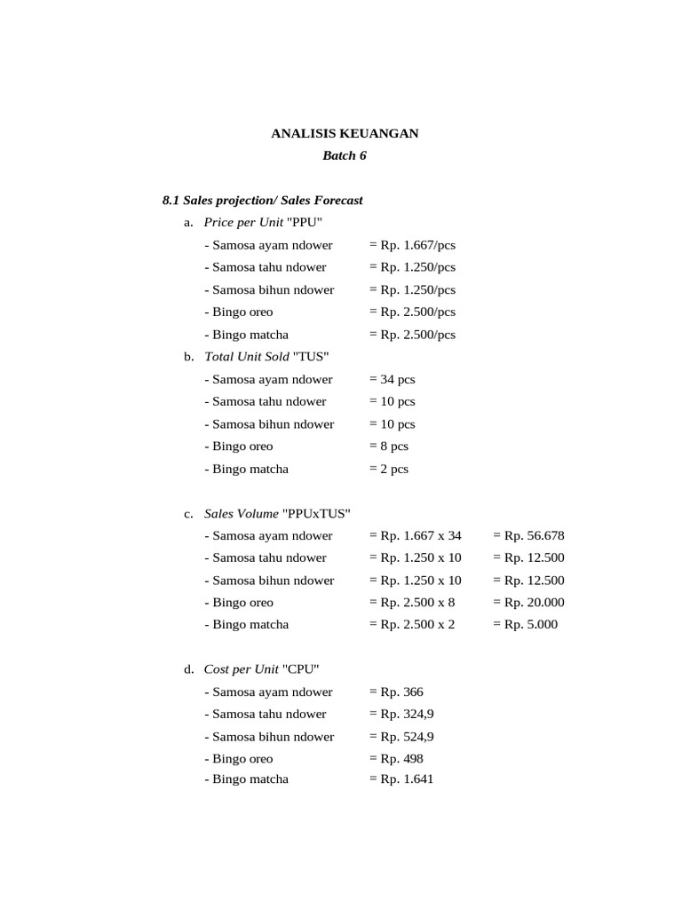 Analisis Kwu Batch 6 Yh | PDF