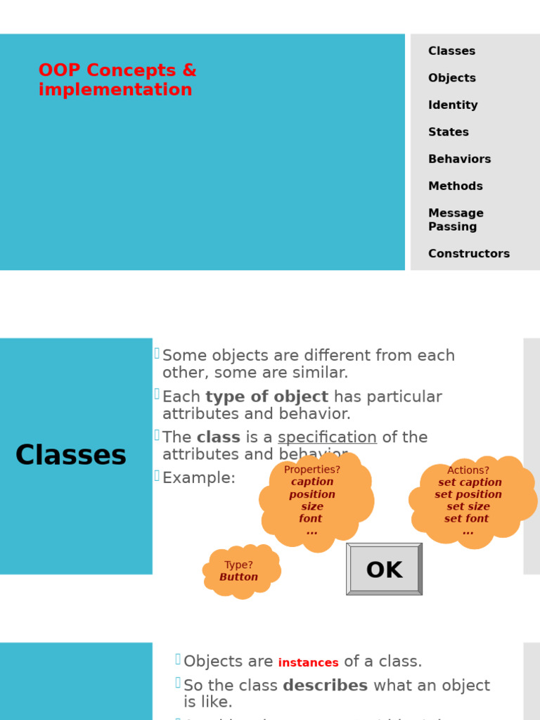 SE101 Lec2 ObjectsClasses (2) | PDF | Class (Computer Programming ... SE101 Lec2 ObjectsClasses (2) | PDF | Class (Computer Programming ...