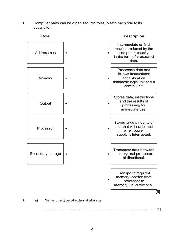 BVSS 2020 P1 | PDF | Computer Data Storage | Central Processing Unit