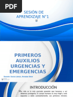 Primeros Auxilios Triptico | PDF | Primeros auxilios | Enfermedades y trastornos humanos