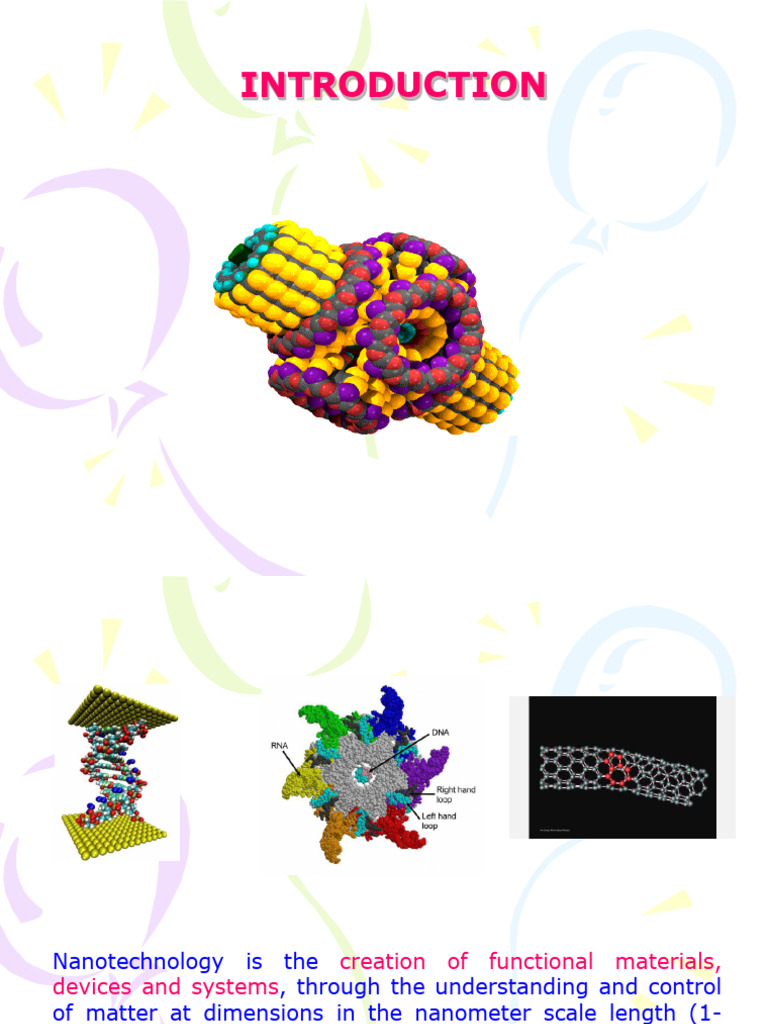 nano intro ppt (1) | PDF | Nanotechnology | Nanomaterials