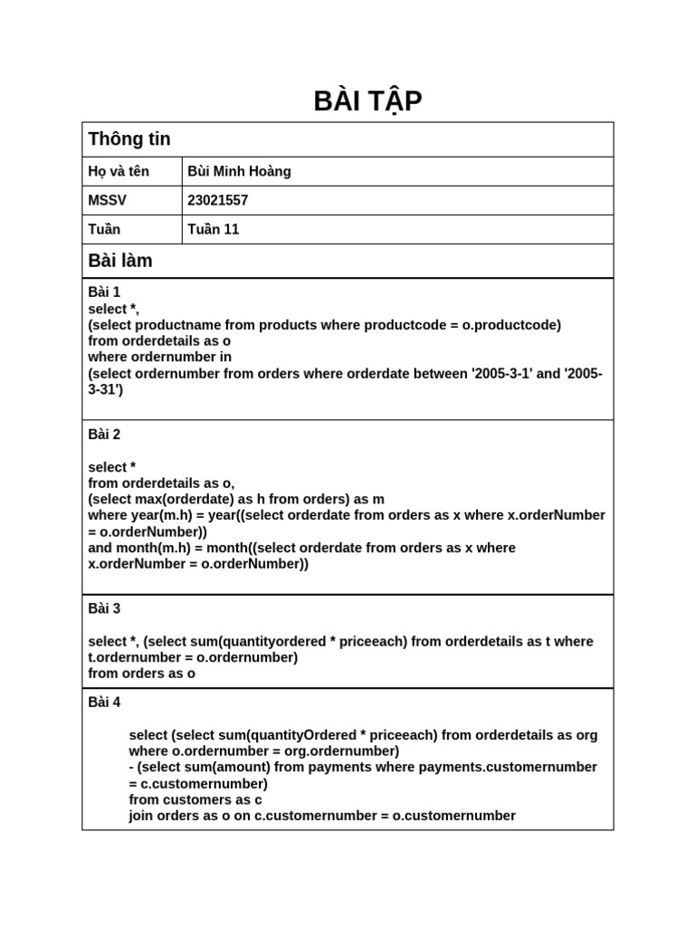 BuiMinhHoang Tuan11 | PDF