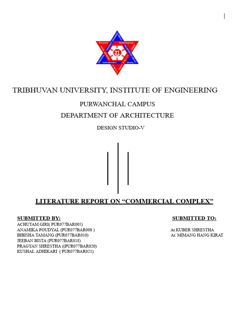 Commercial Complex Design Report | PDF | Elevator | Building Insulation