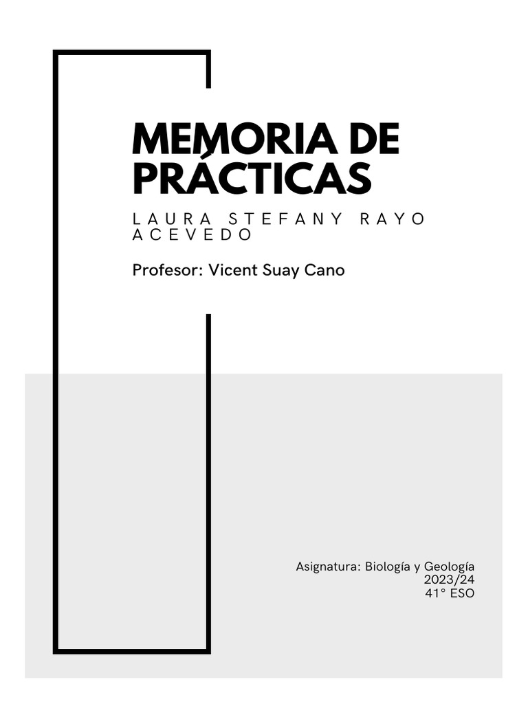 Documento A4 Portada Memoria Proyecto Foto Corporativo Crema y Negro_20240526_215519_0000 | PDF ...