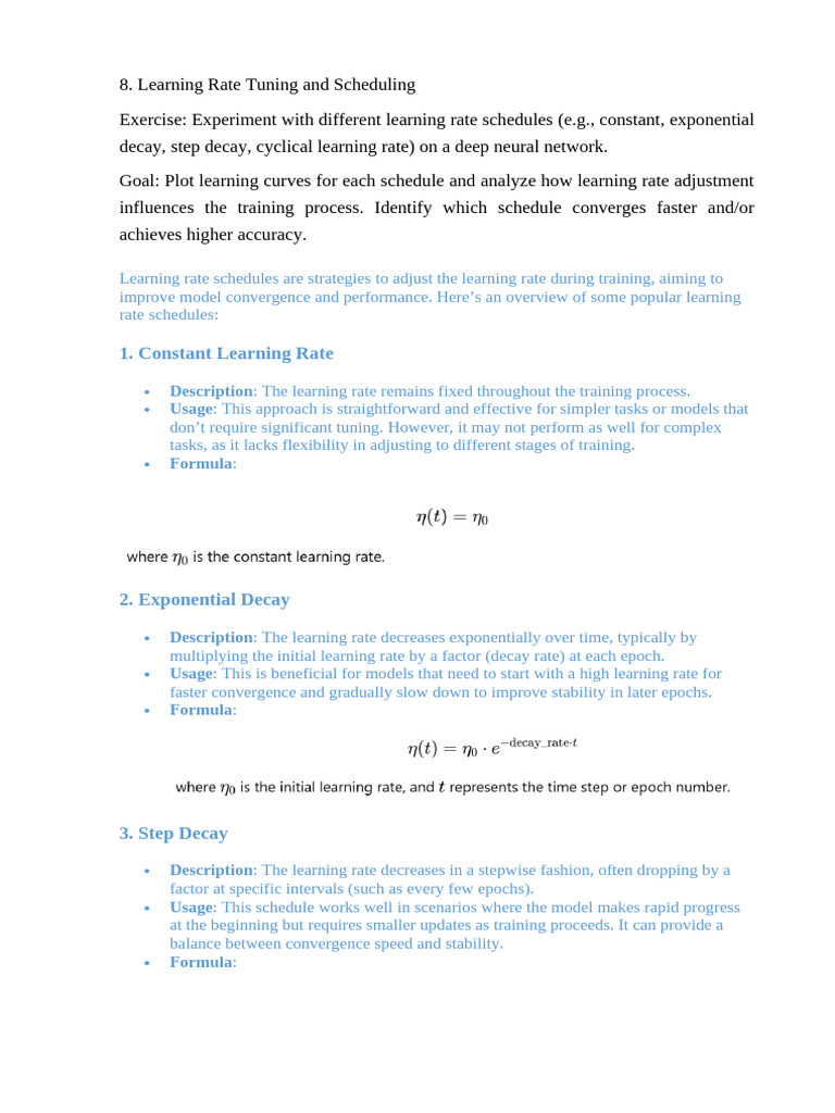 Review Questions On Optimization For DL Models | PDF | Learning | Artificial Intelligence