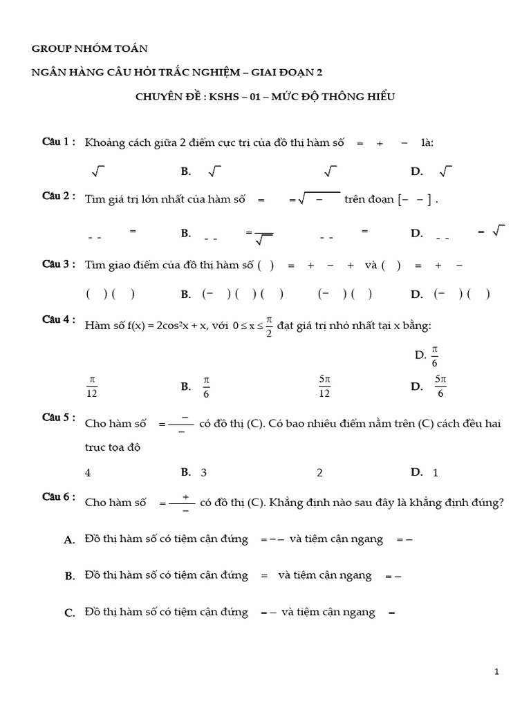 (Nhomtoan) - KSHS-01 | PDF
