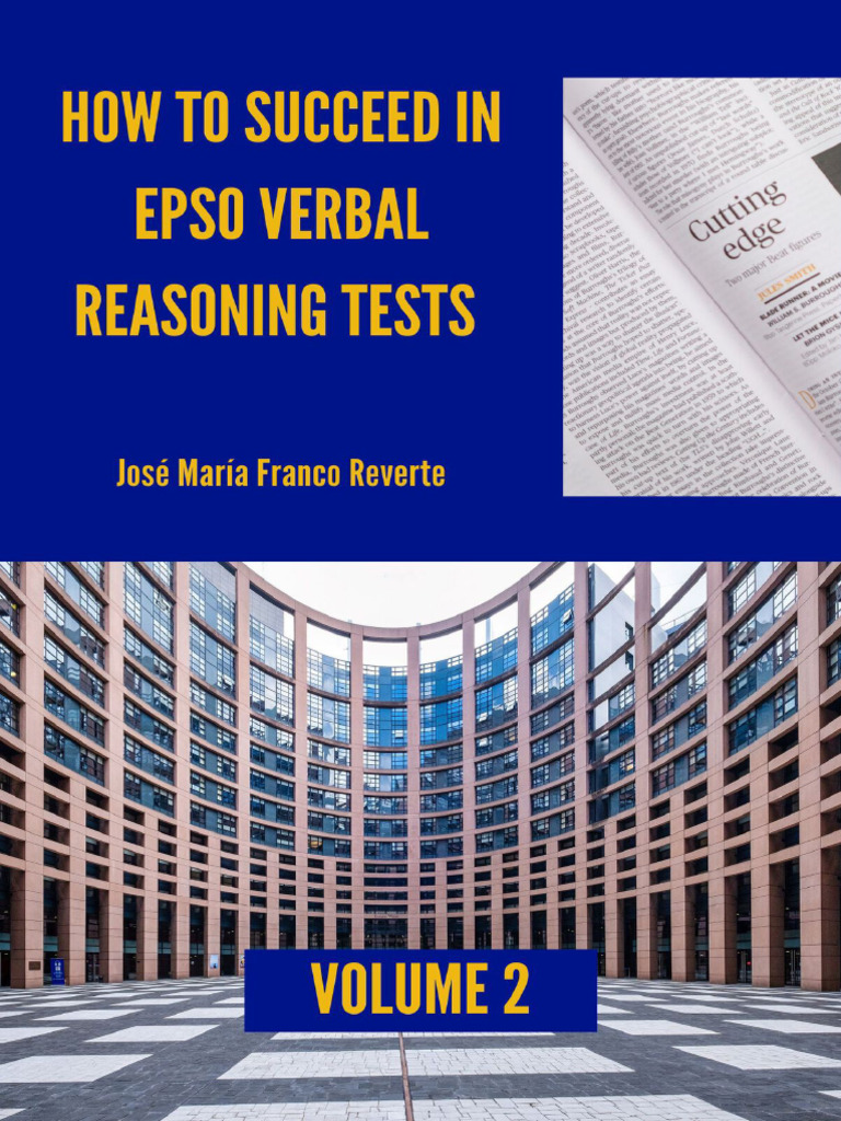 How To Succeed in EPSO Verbal Reasoning Tests, Volume 2 | PDF ...