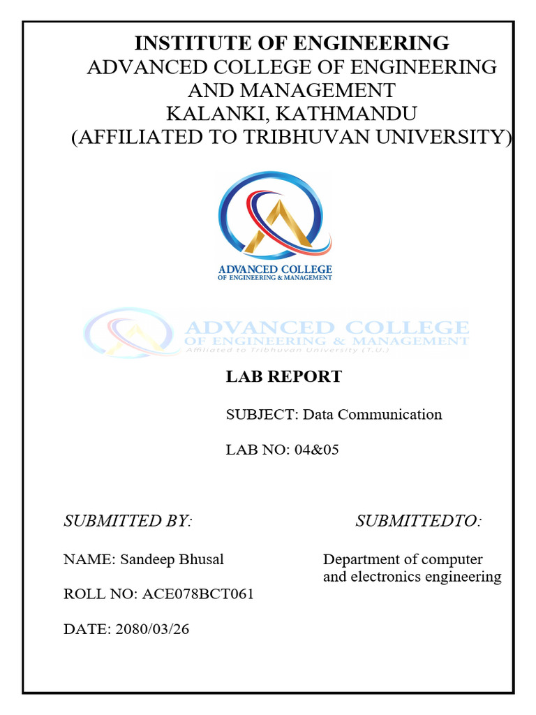 datalastlab | PDF | Modulation | Computer Engineering