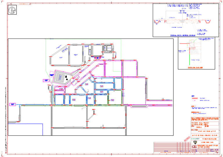5171-114-CD-002 Rev A - Roads and Drain Layout of Drain With Top Road (GAC and METC Comments) | PDF