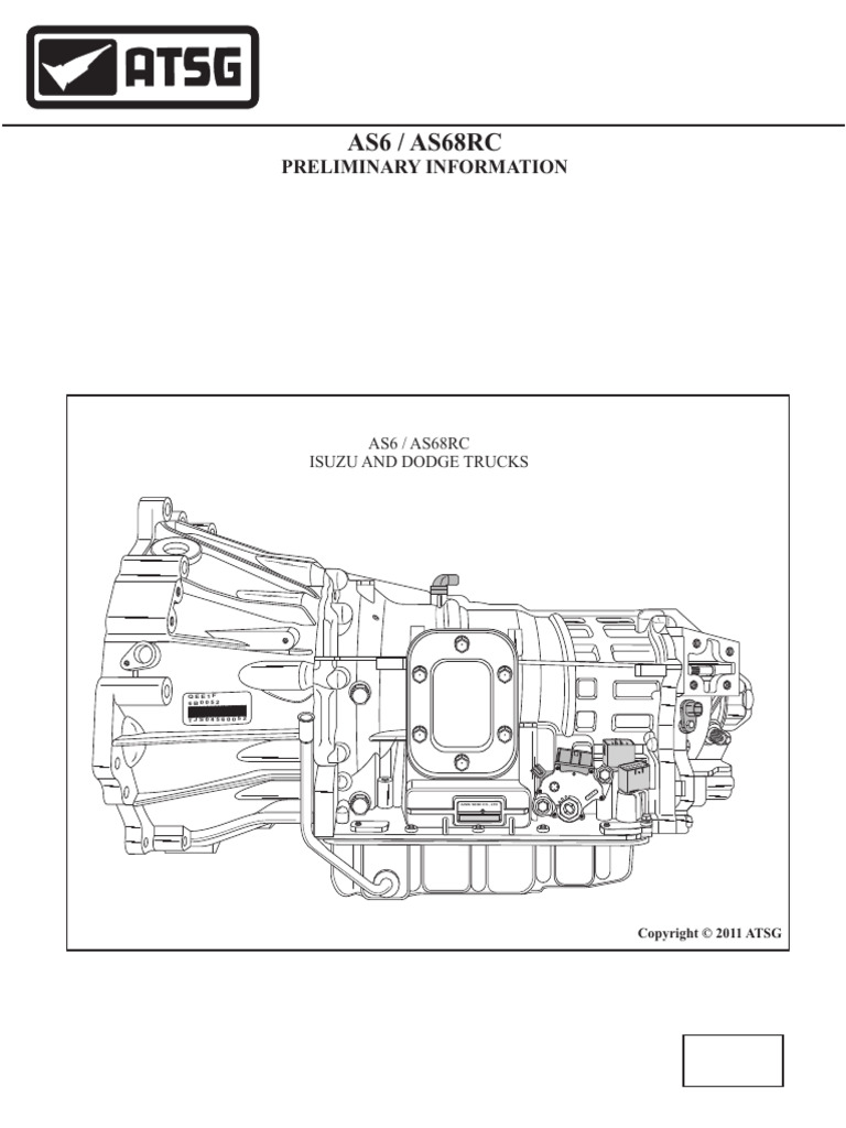 AS68RC | PDF | Manual Transmission | Clutch