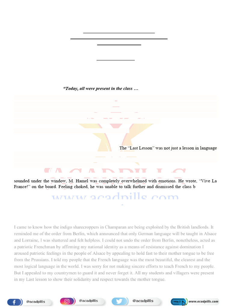 Long Answer Type Question Flamingo | PDF | Mahatma Gandhi | Swimming