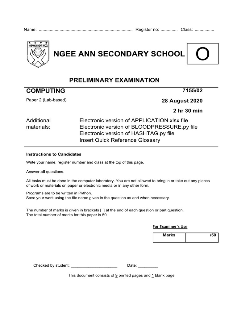 NASS 2020 P2 | PDF | Blood Pressure | Diastole