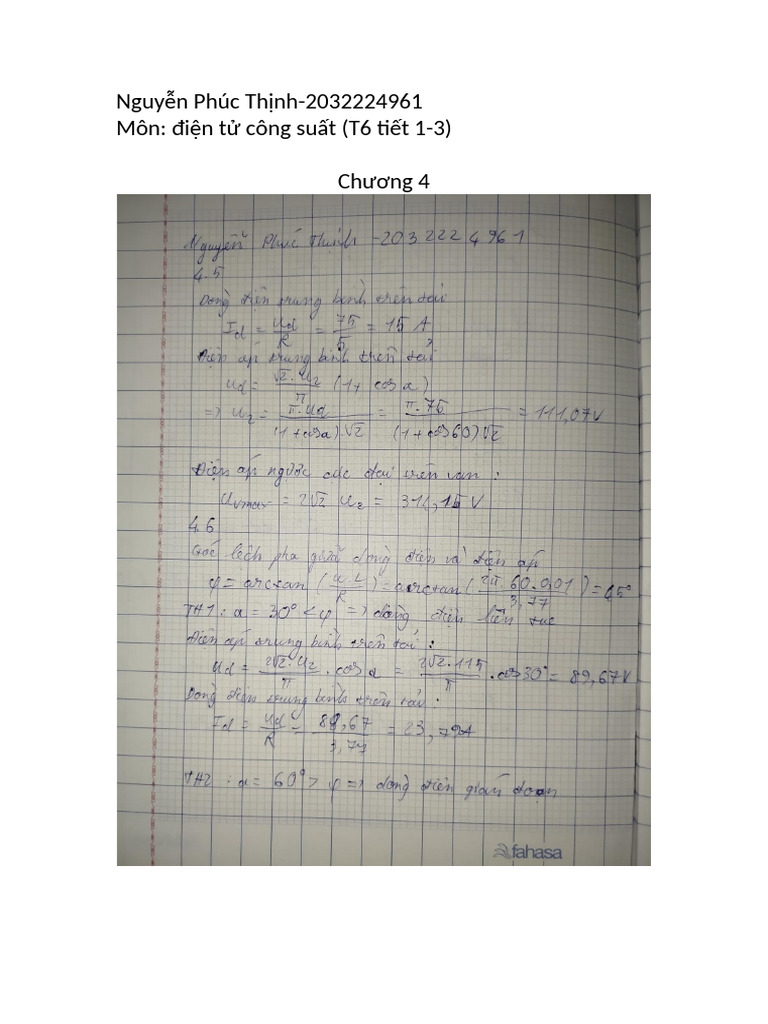 Baitap C4, DTCS | PDF