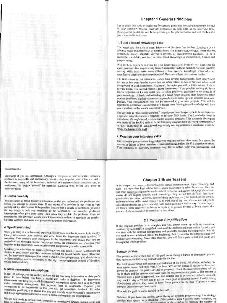 (Xinfeng Zhou) A Practical Guide To Quantitative Finance Interviews ...