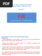 First Information Report (FIR) Template | PDF
