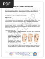 Synchronized Cardioversion Procedure Guide | PDF
