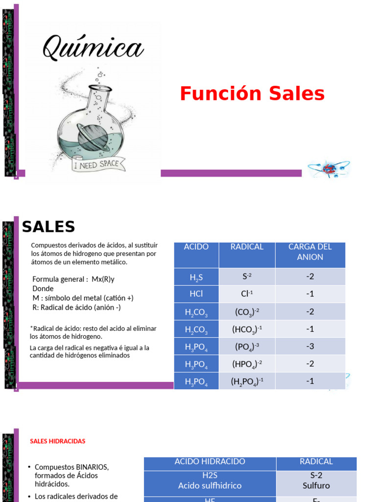 Quimica Sales | PDF | Digestión | Metabolismo