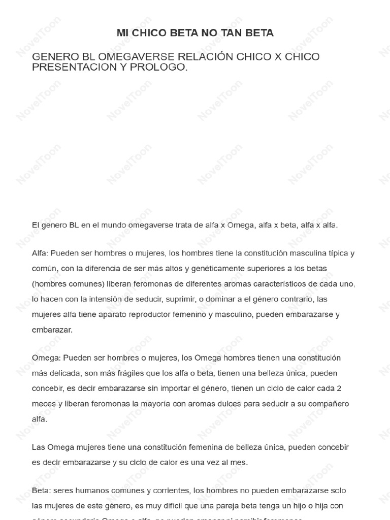 Mi Chico Beta No Tan Beta | PDF