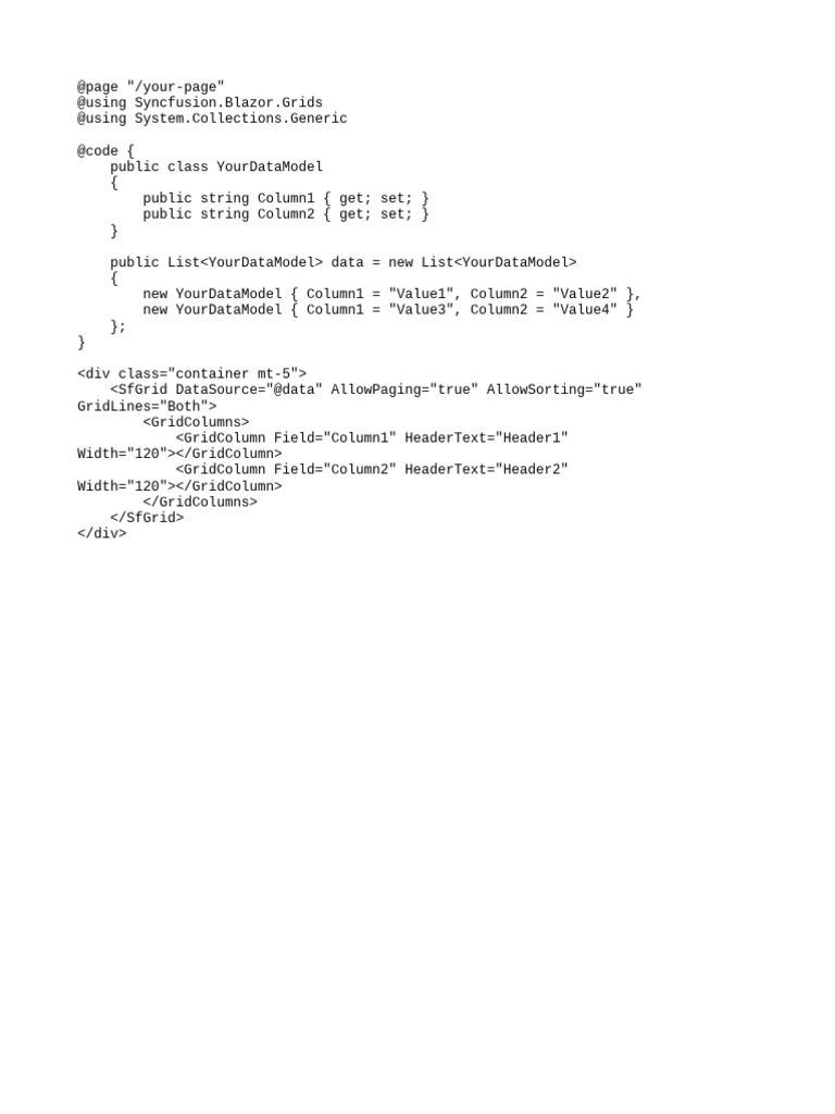 Syncfusion Datagrid Using Material Ui-bootstrap | PDF