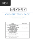 AQA GCSE Chemistry Specification Overview | PDF | Mole (Unit ...