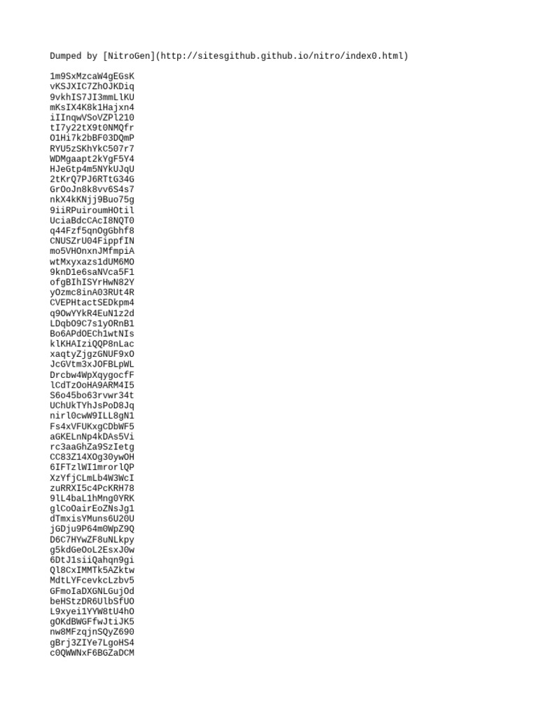 91 Unchecked Nitro Codes | PDF