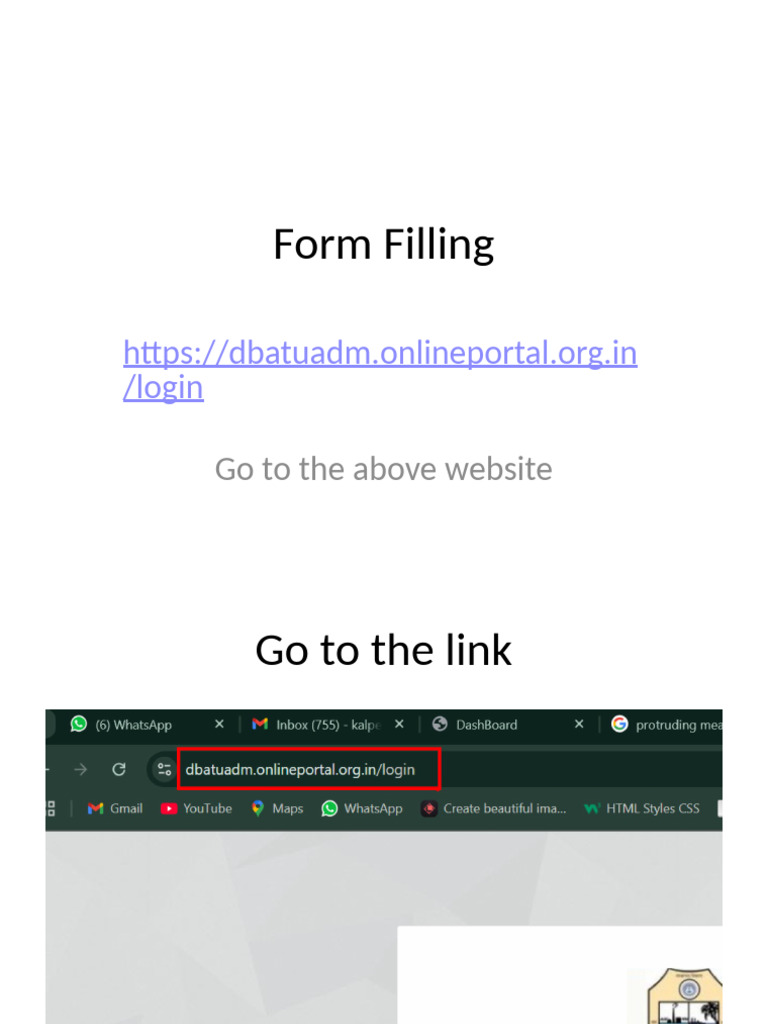 Student Form Filling Instructions | PDF