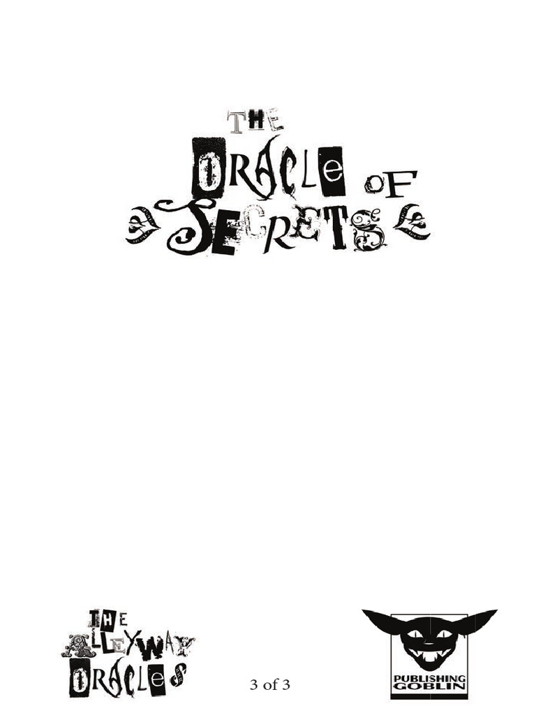 Oracle of Secrets | PDF | Anger | Faith