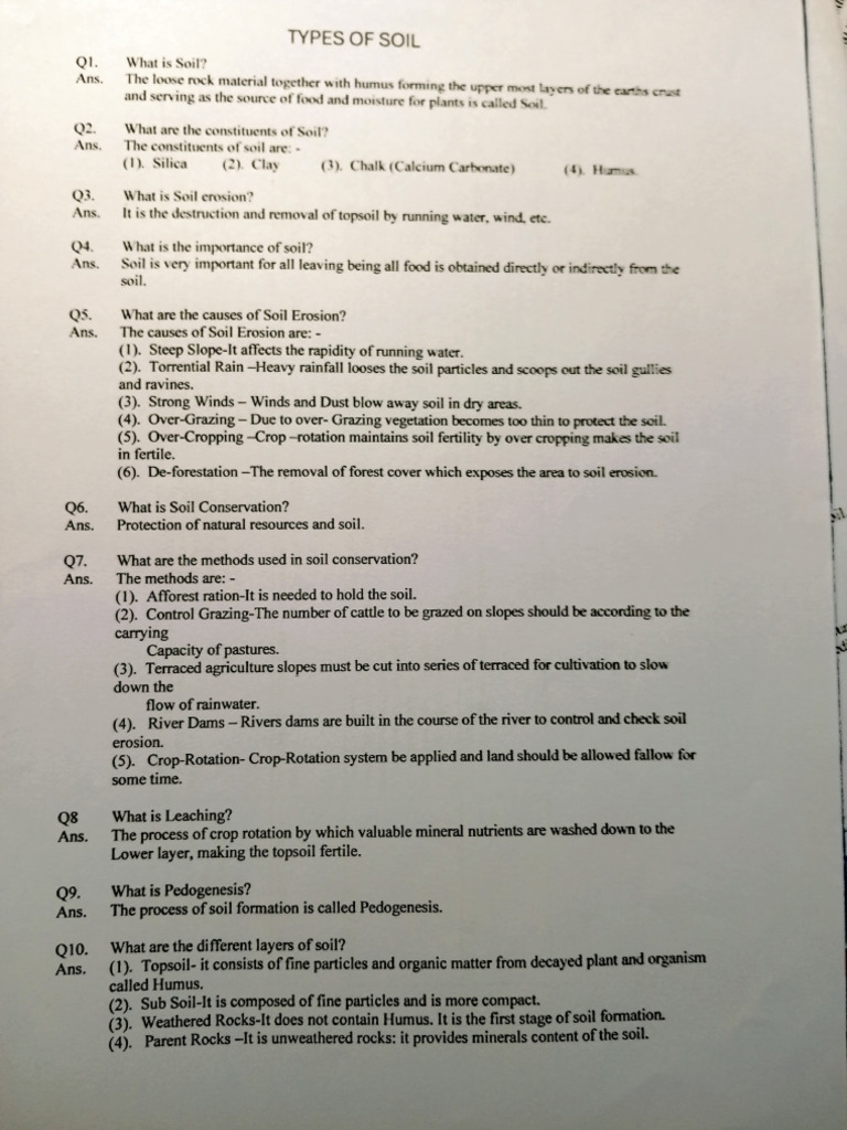 Class 10 ICSE Geography chapter 8 notes | PDF | Soil | Crop Rotation Class 10 ICSE Geography chapter 8 notes | PDF | Soil | Crop Rotation