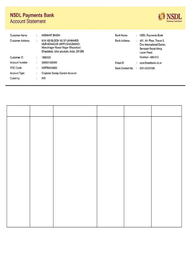 CHQBOOK NSDL STATEMENT 25Dec23-25Dec2024 | PDF | Debits And Credits ...