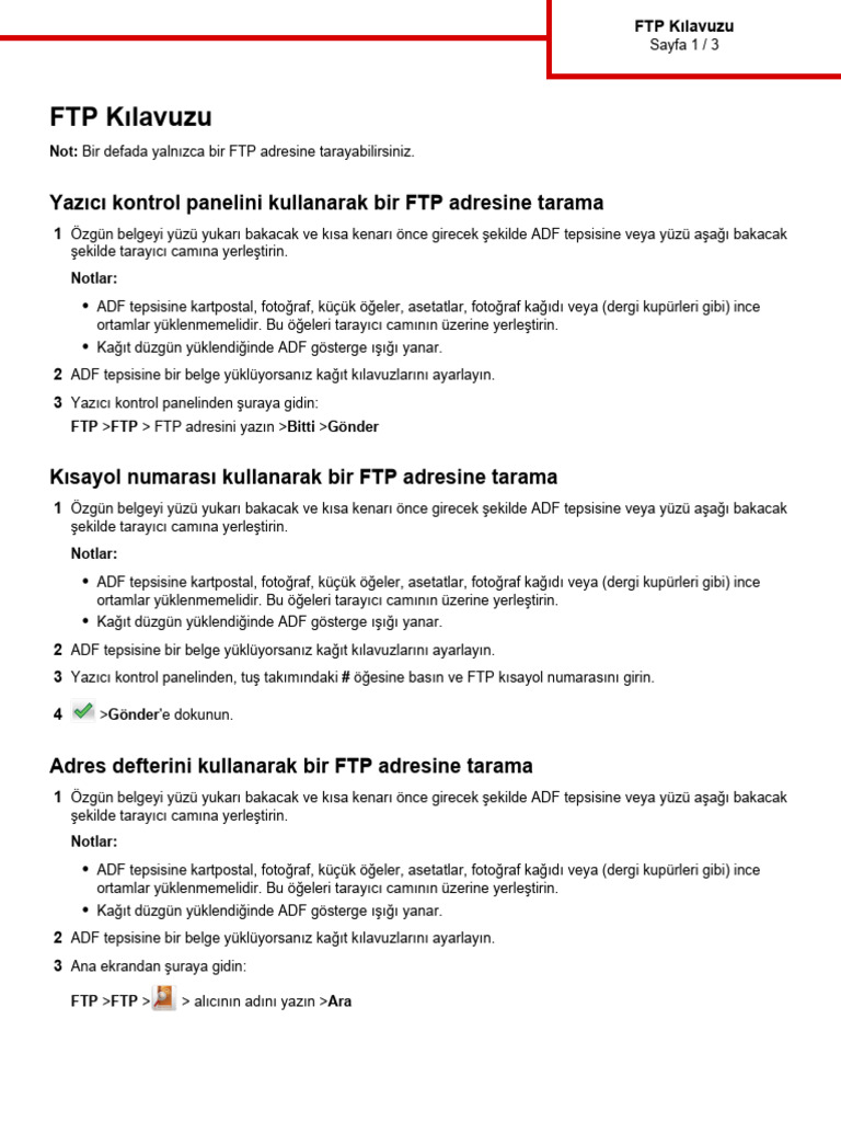 FTP Guide | PDF