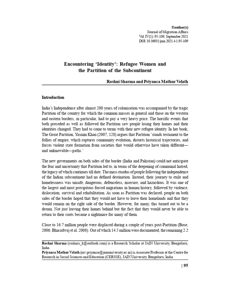 6 Roshni Sharma and Priyanca Mathur Velath Article Migration Affairs ...